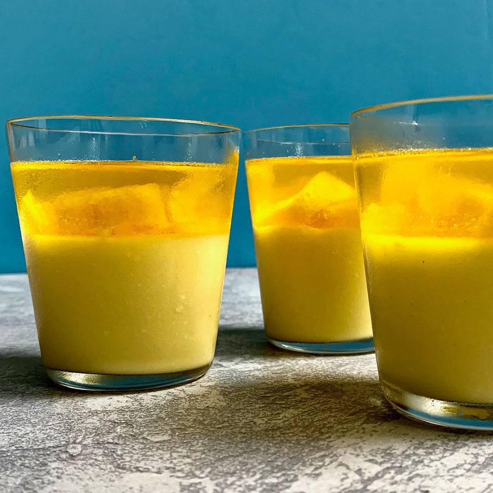 A Light Greek Dessert - Yogurt, Gelatin and Citrus Peel Fruit Preserve ...