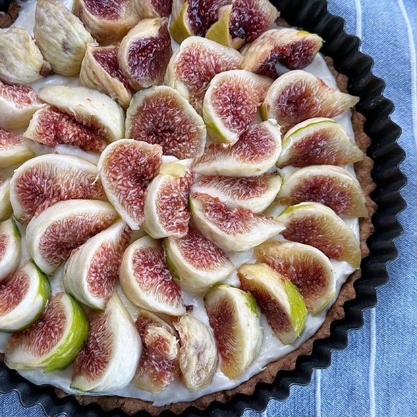Fresh fig tart recipe with homemade crust and Greek figs - Zelos ...